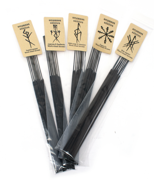 Black ritual incense - pagan incense